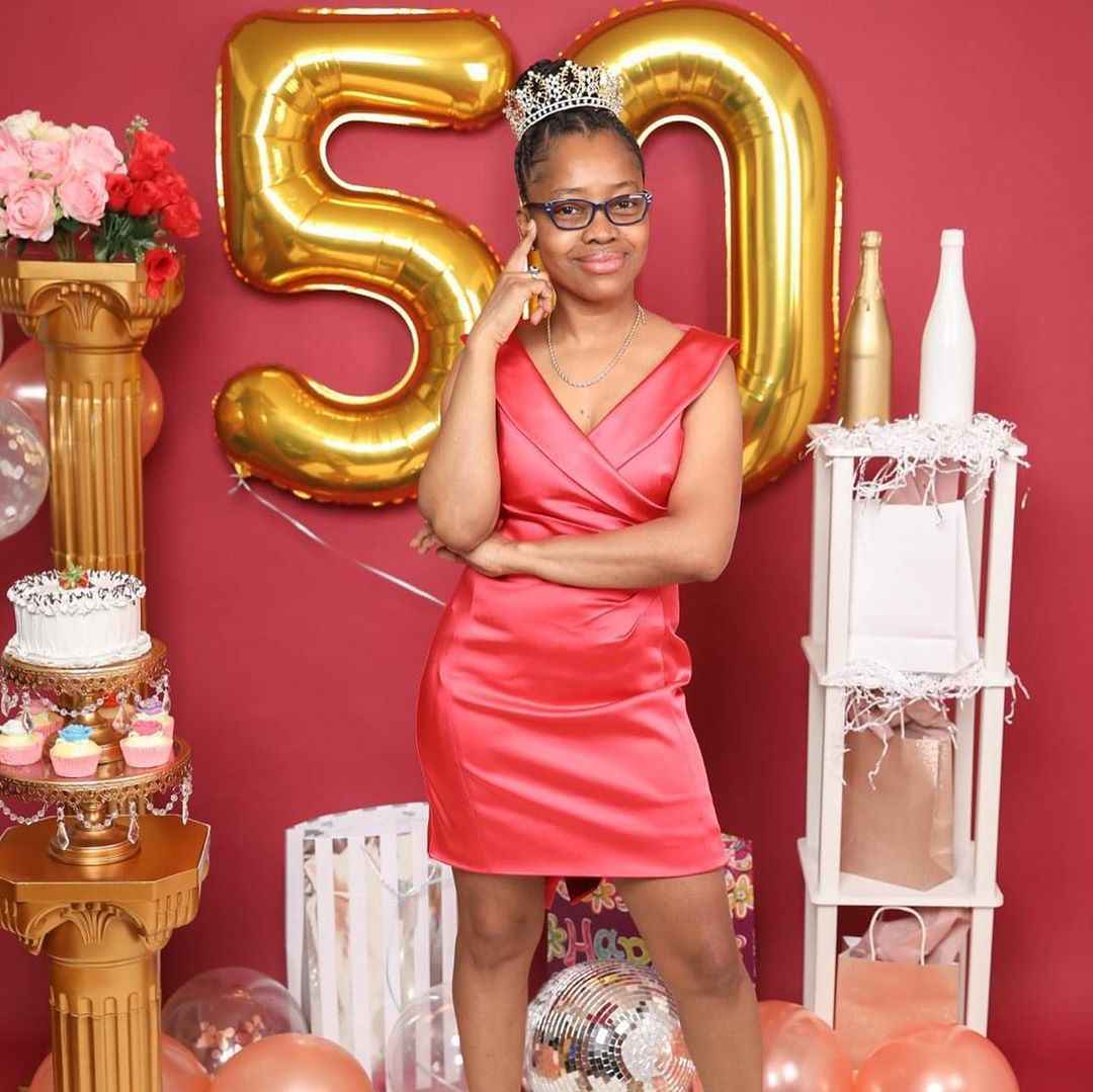 Black woman who looks 15 shares photos of her 50th birthday celebration ...